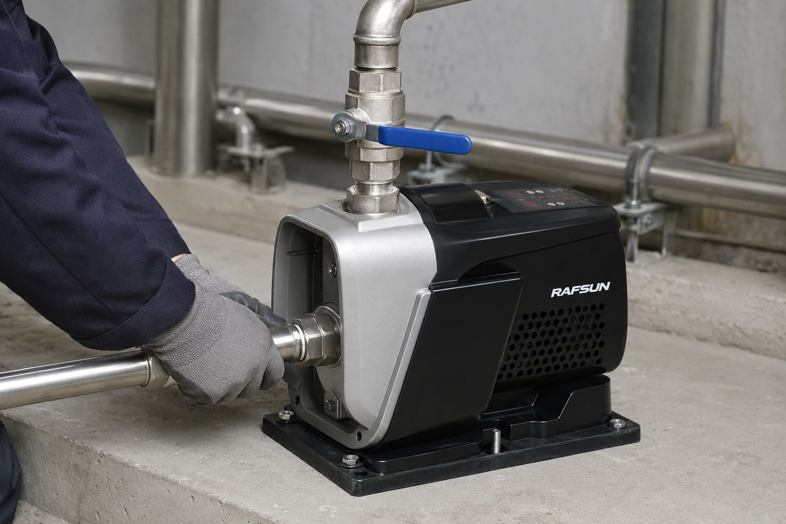 What is a vertical multistage centrifugal pump used for?
