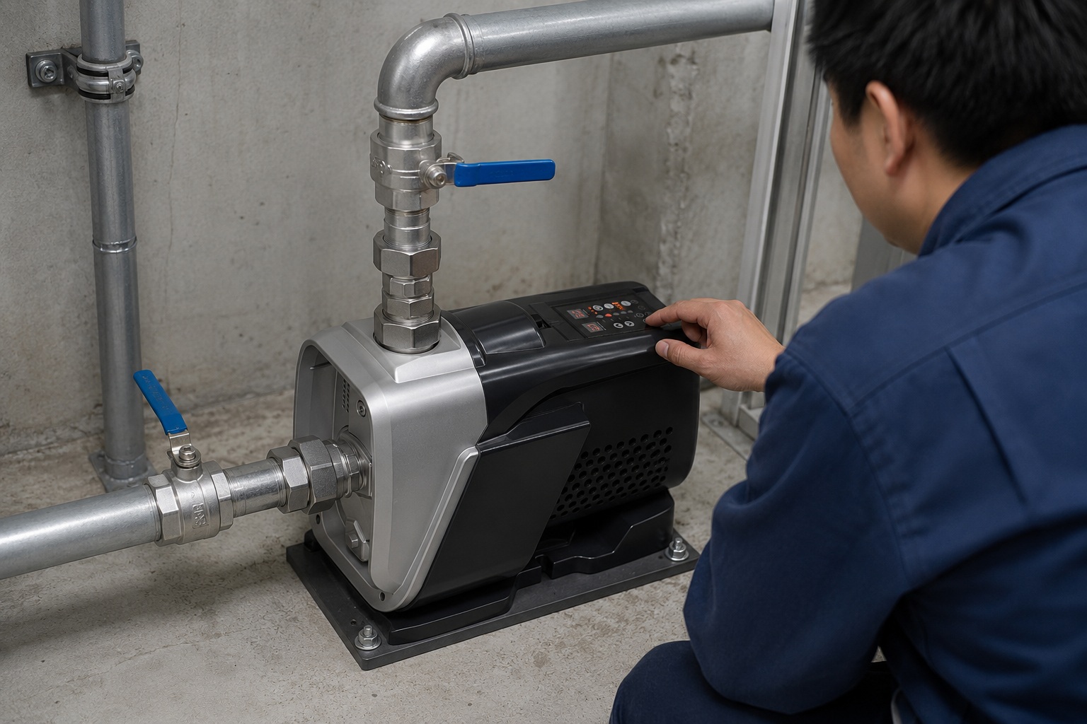 What are the two types of electric pumps?